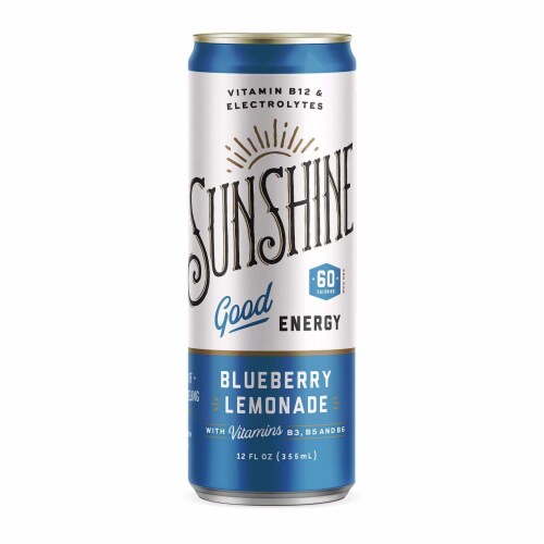 Sunshine Beverages - Energy Blueberry Lemonade 12 fl oz (Case of 6-4pk ...