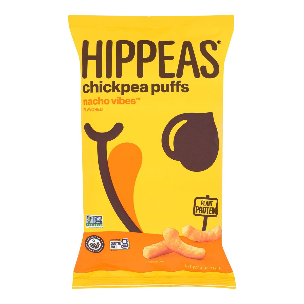 Hippeas Nacho Vibes Chickpea Puffs | 12 x 4 Oz. Bags — Specialty Food ...