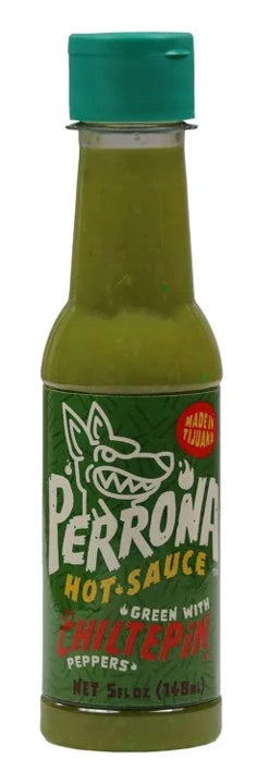 La Perrona Hot Sauce Chiltepin Green Habanero 5 oz — Specialty Food Source