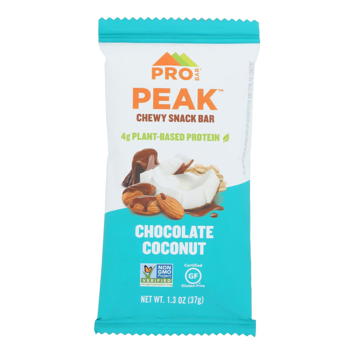 Pro Bar Peak Snack Chew Chocolate Coconut - 12 Pack - 15.6 oz Total ...