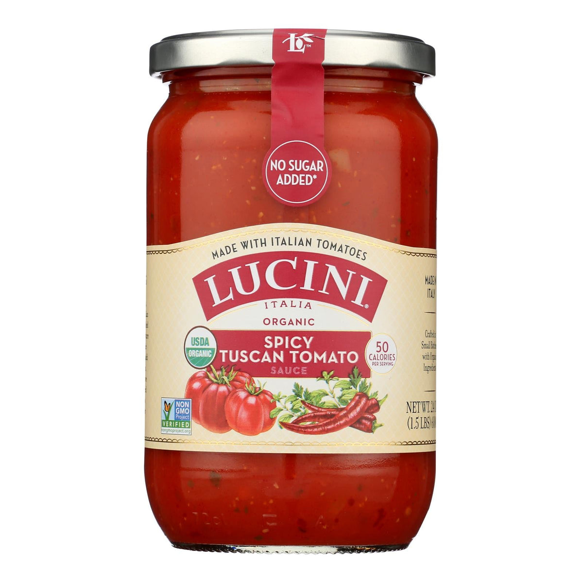 Lucini Italia Organic Spicy Tuscan Pasta Sauce - 24 Fl. Oz. — Specialty ...