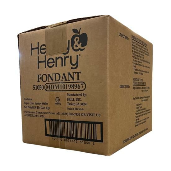 Henry and Henry Fondant - 50 lbs Bulk Package - SPECIALTY FOOD SOURCE ...