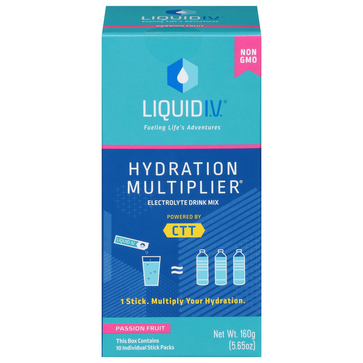 Liquid I.V. - Hydrating Drink Mix - Passionfruit - 10-Count - 5.65 oz ...