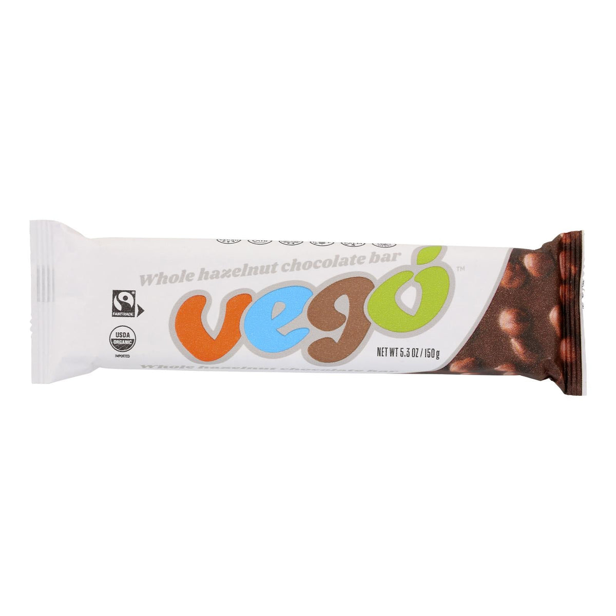 Vego - Bar Whole Hazelnut - Case Of 30-5.3 Oz — Specialty Food Source
