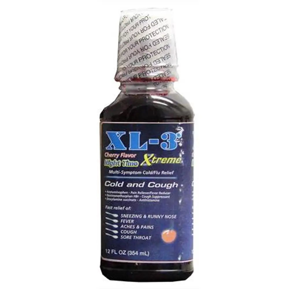 XL-3 Cold Cough Night Liquid 12 oz — Specialty Food Source
