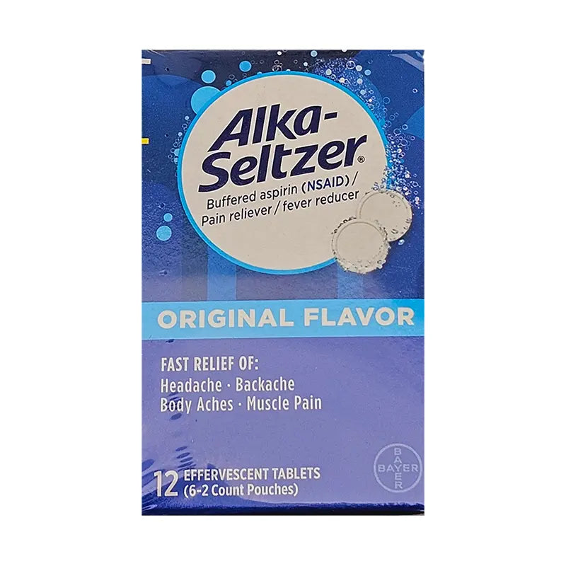 Alka Seltzer Original Pain Reliever 12 ct — Specialty Food Source
