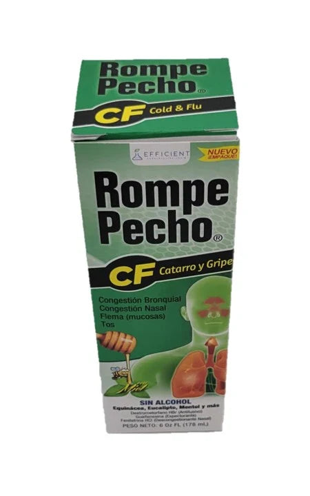 Rompe Pecho - Cf Cough & Flu (Green) 6 oz — Specialty Food Source