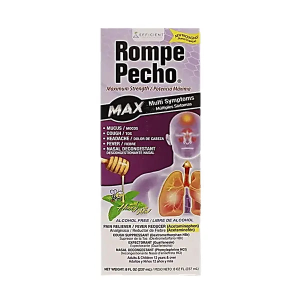 Rompe Pecho MAX Multi Symptoms 8 oz — Specialty Food Source