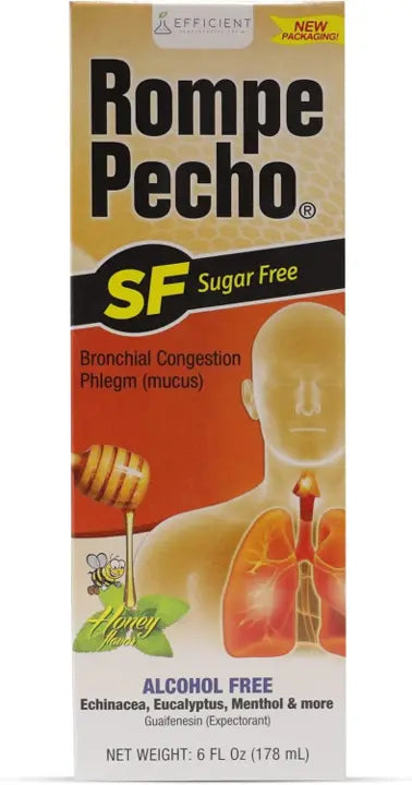 Rompe Pecho Sugar Free Congestion/Flemas 6 oz — Specialty Food Source