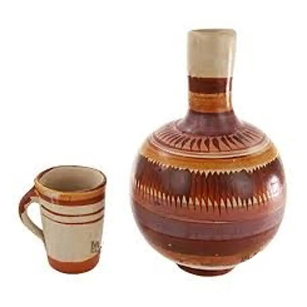 Botellon De Barro Water Jug w/ Mug 16 oz 4 qrt — Specialty Food Source