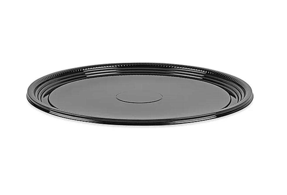 Plastic Catering Trays, 18", Black, - 25 pcs — Specialty Food Source