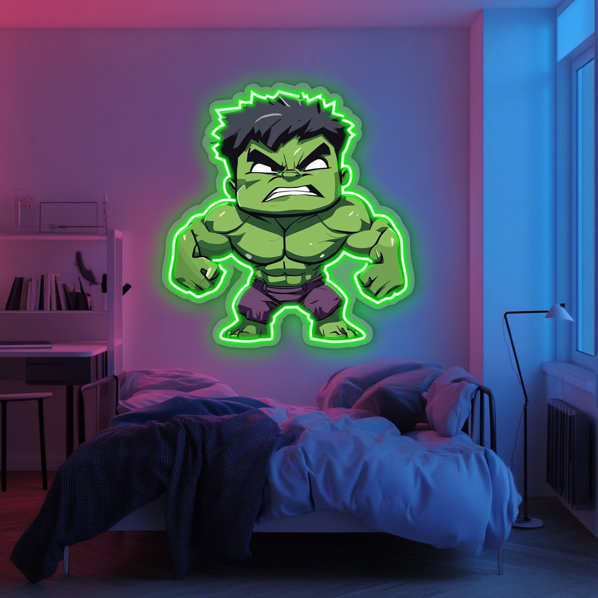UV Printed Hulk Neon Wall Art- LV0074 — Specialty Food Source