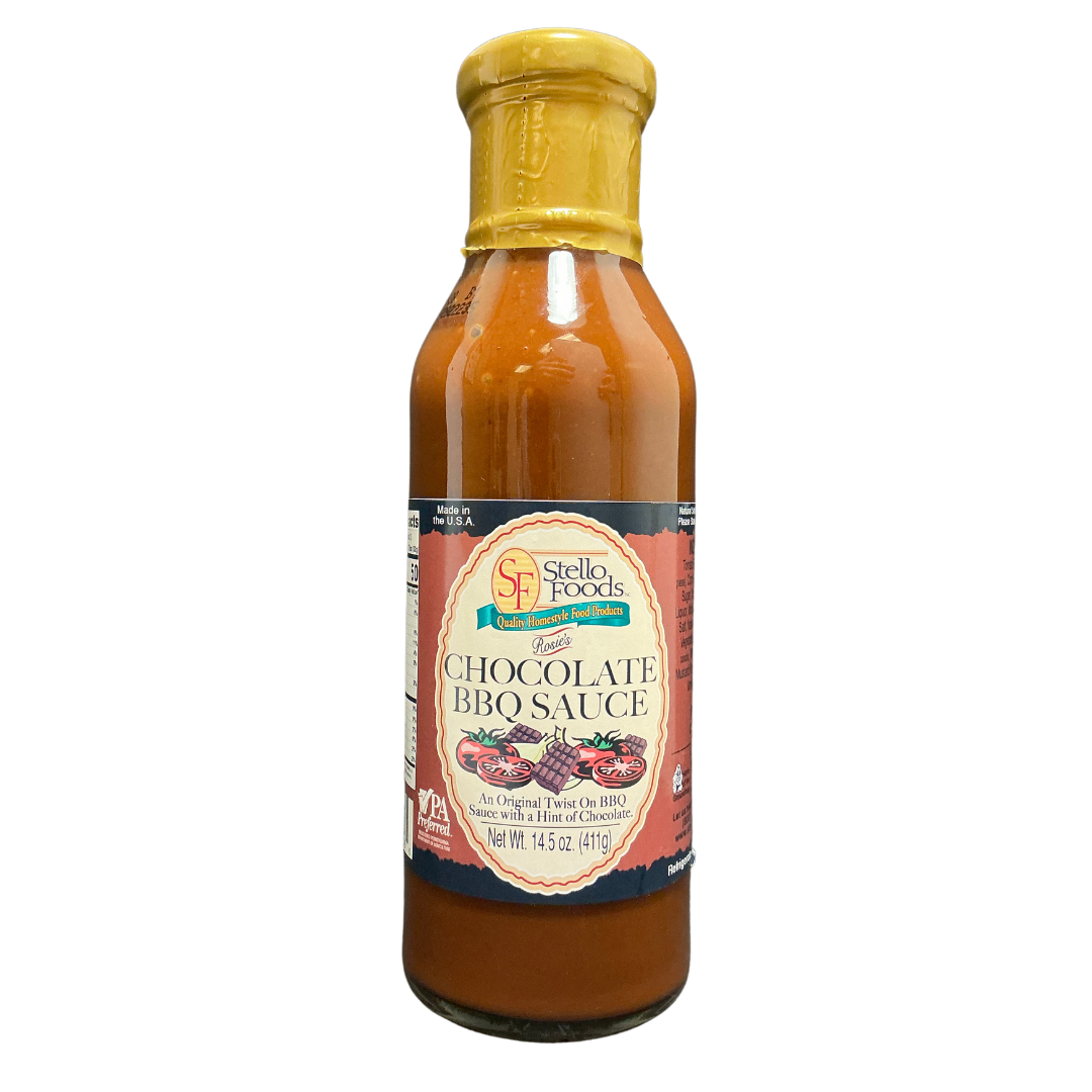 Stello Foods - Rosie's Chocolate BBQ Sauce 14.5 oz — Specialty Food Source