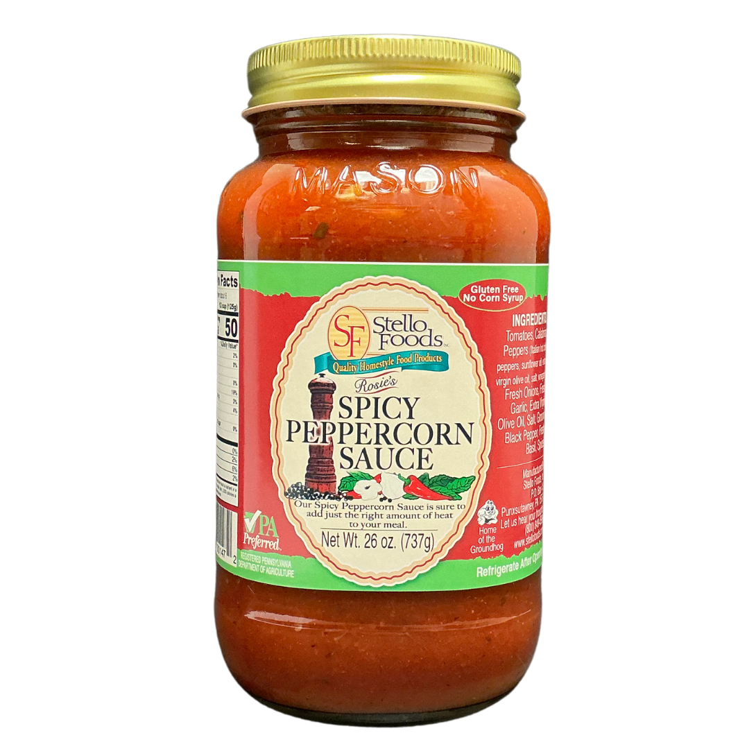 Stello Foods - Rosie's Spicy Peppercorn Pasta Sauce - 26 oz — Specialty ...