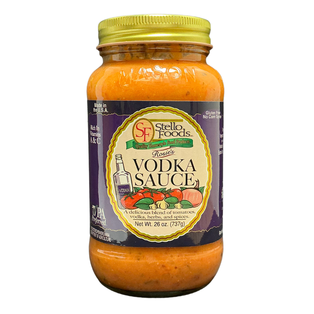 Stello Foods - Rosie's Vodka Sauce 26 oz — Specialty Food Source