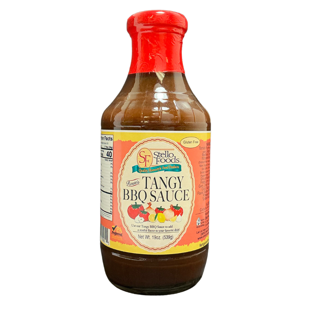 Stello Foods - Rosie's Tangy BBQ Sauce 19 oz — Specialty Food Source