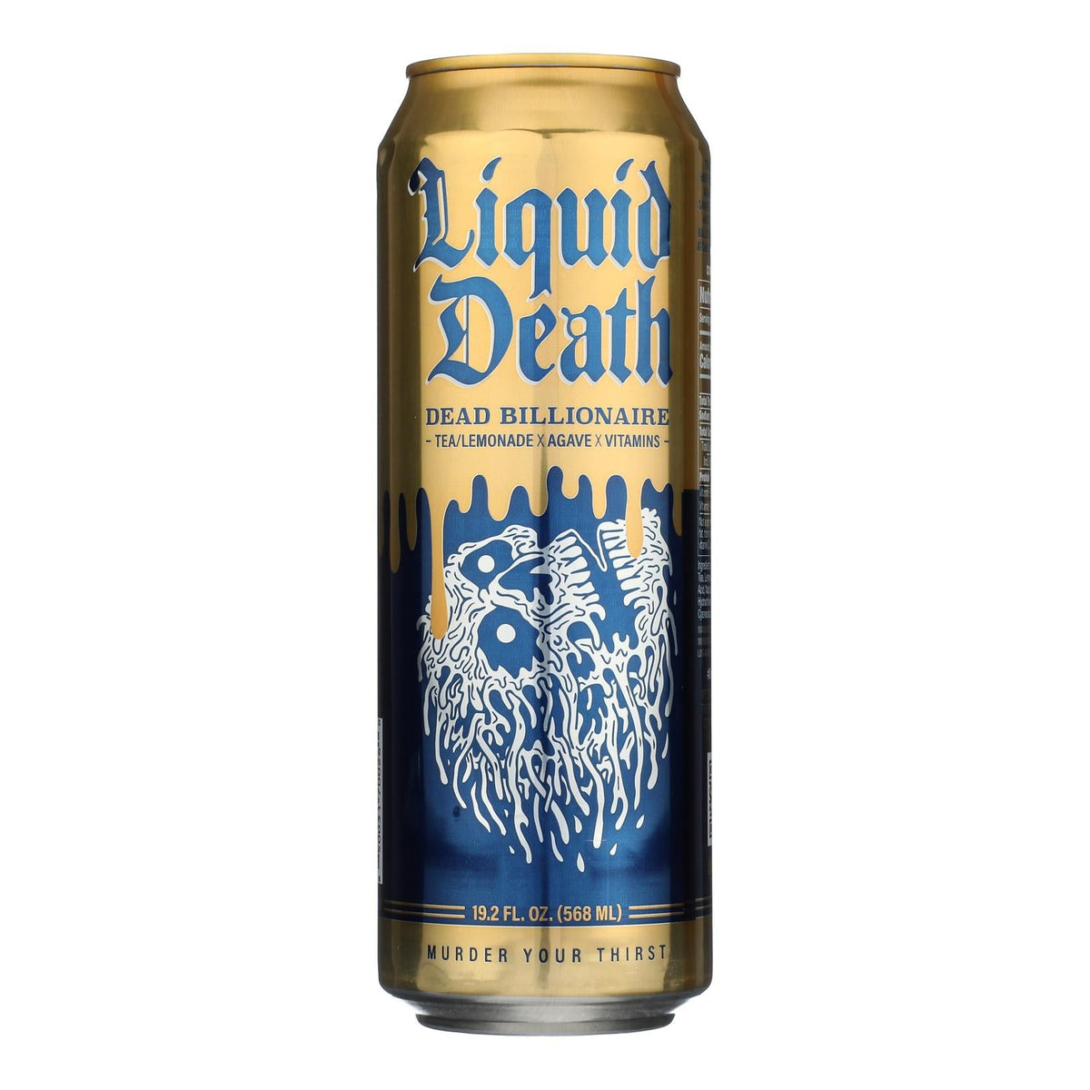 Liquid Death Tea Dead Billionaire Iced Tea - 12 x 19.2 fl oz ...