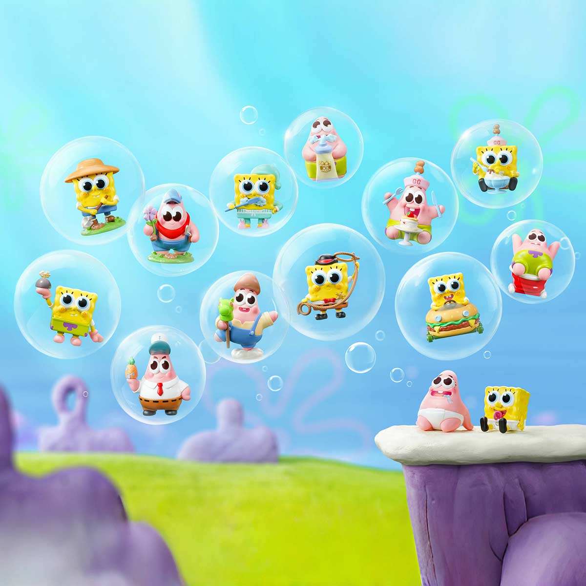 [In Stock] POPMART SpongeBob Best Friends Series Figures Blind Box ...