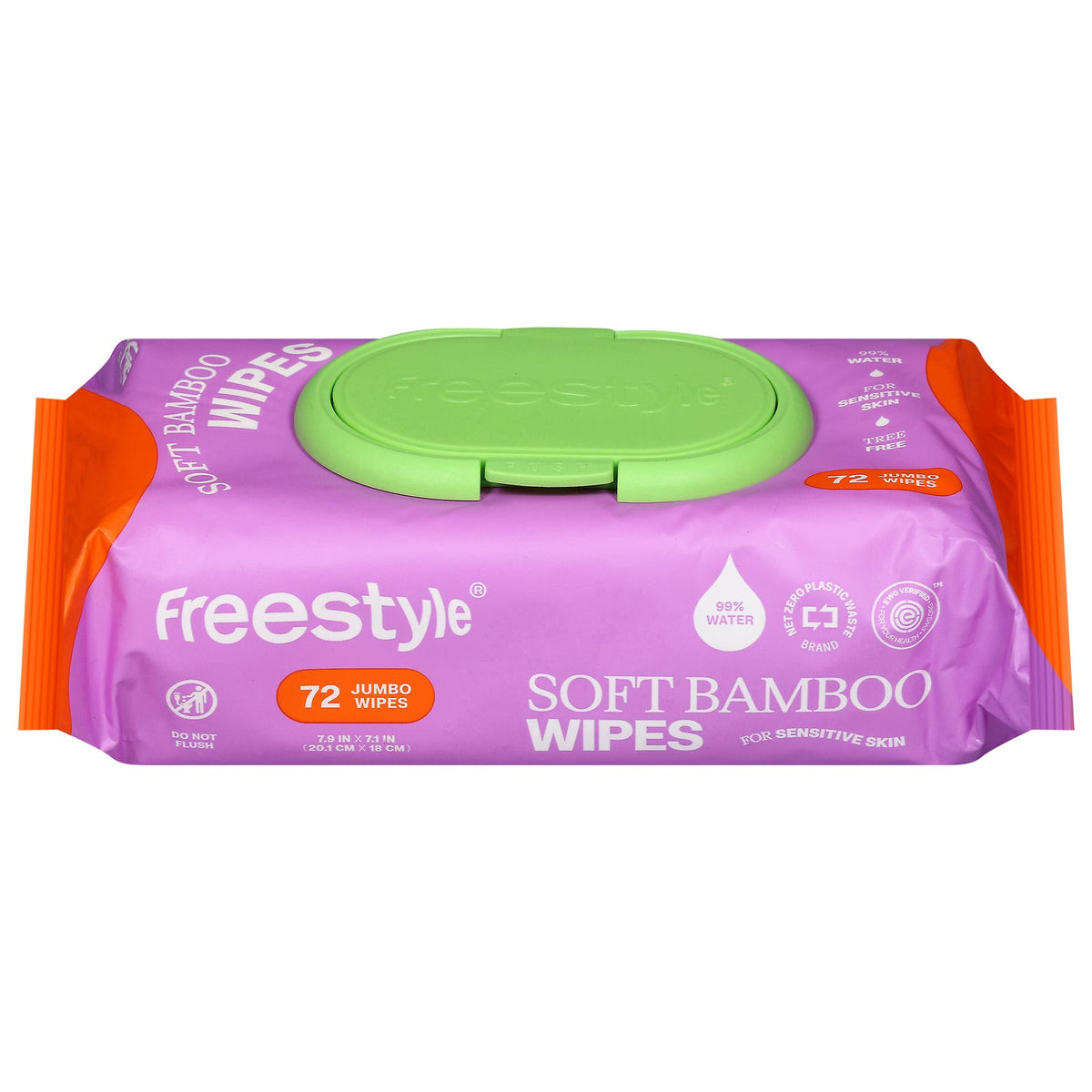 Freestyle Soft Bamboo Wipes - 72 Count - Gentle & Absorbent — Specialty ...