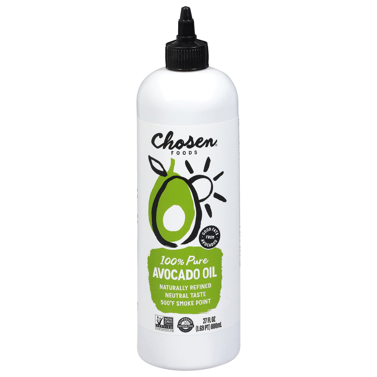 Chosen Foods Avocado Oil Squeeze Bottle (Pack of 6) - 800mL — Specialty ...