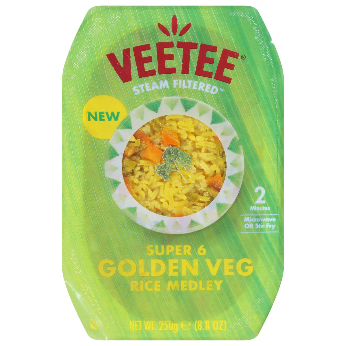 Veetee Golden Vegetable Rice Medley - 8.8 oz Single Serve (Pack of 6 ...