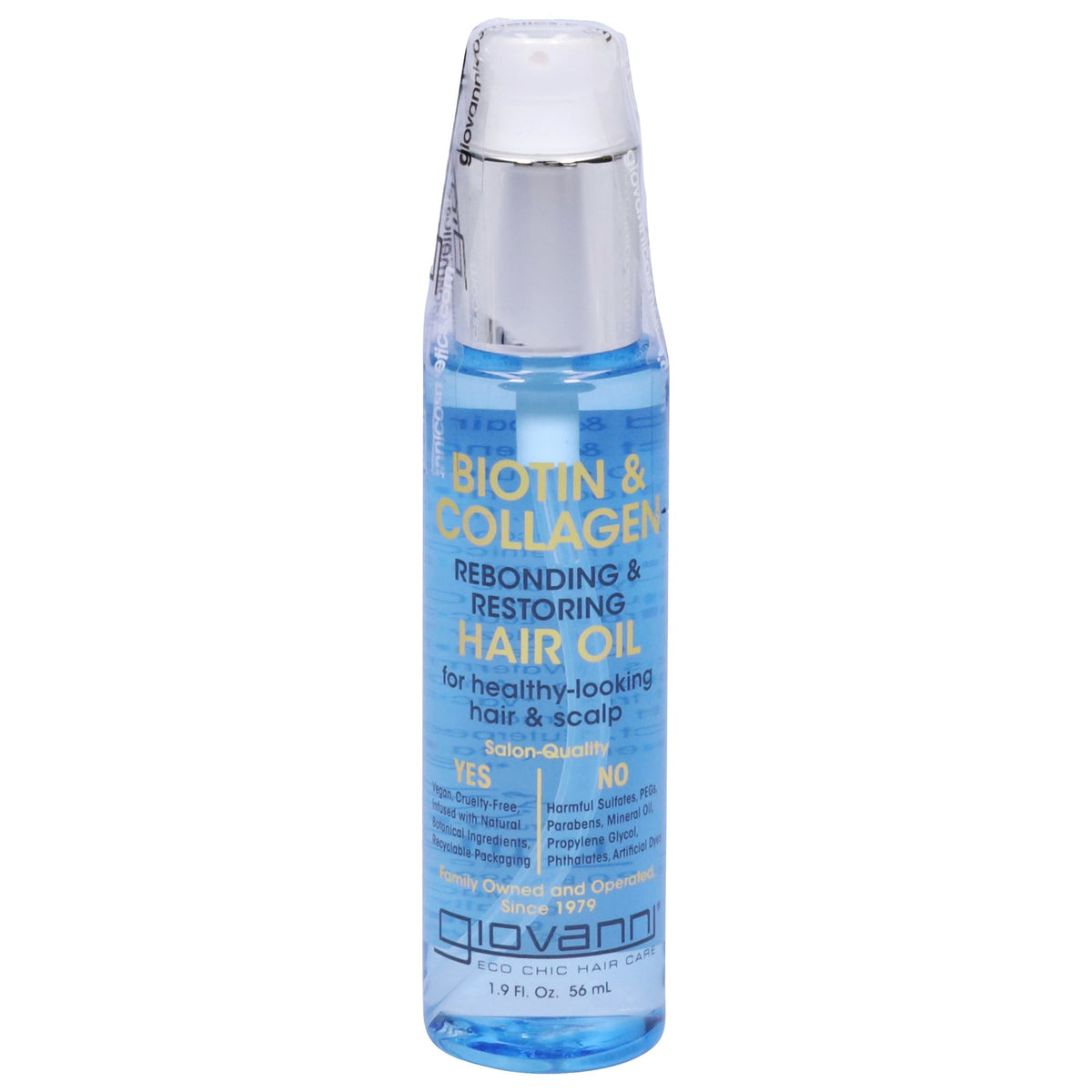 Giovanni Bio Colg Restore Hair Oil - Frizz Control & Shine - 1.9 fl oz ...