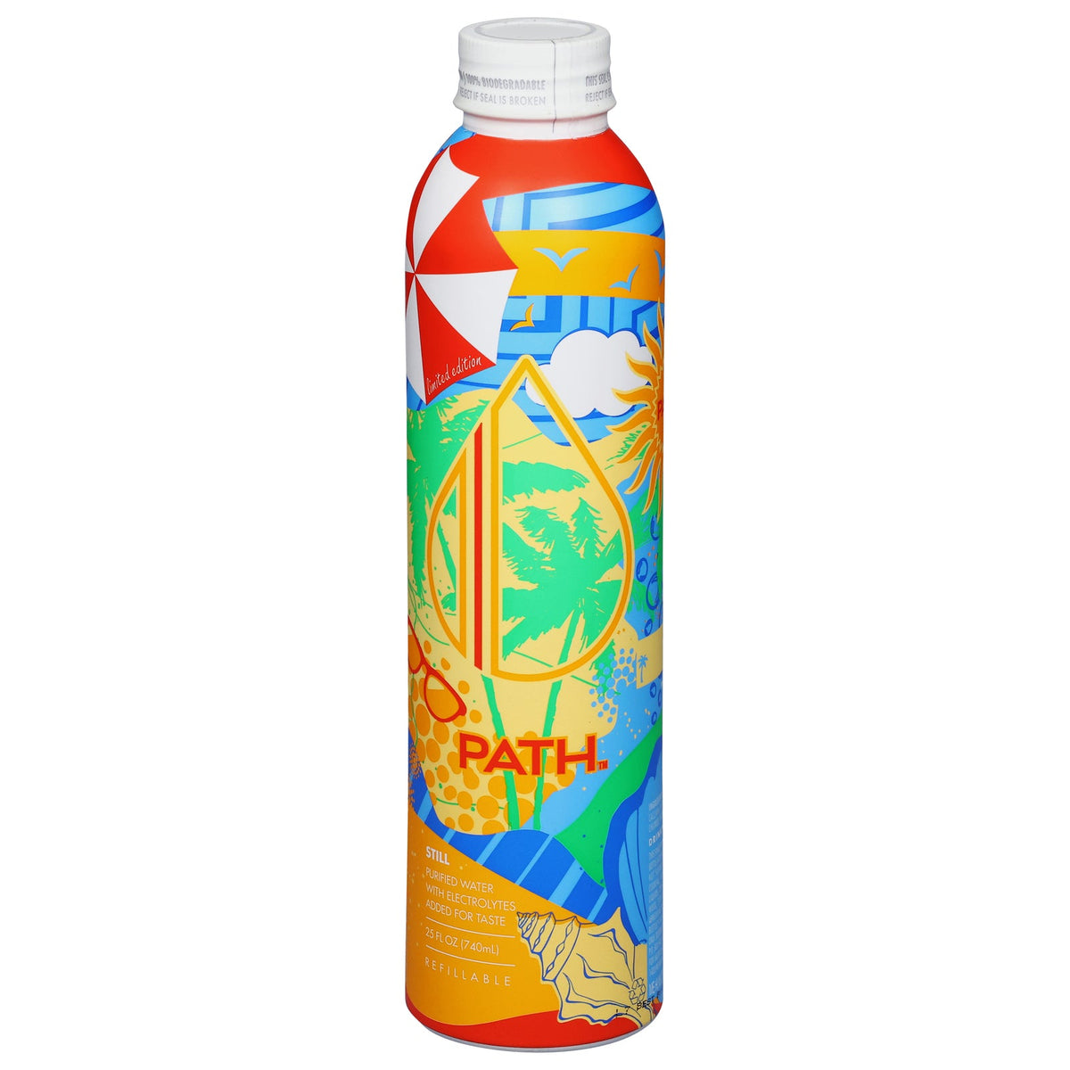 Pathwater - Still Purified Water, 25 fl oz (Pack of 12) - Eco-Friendly ...