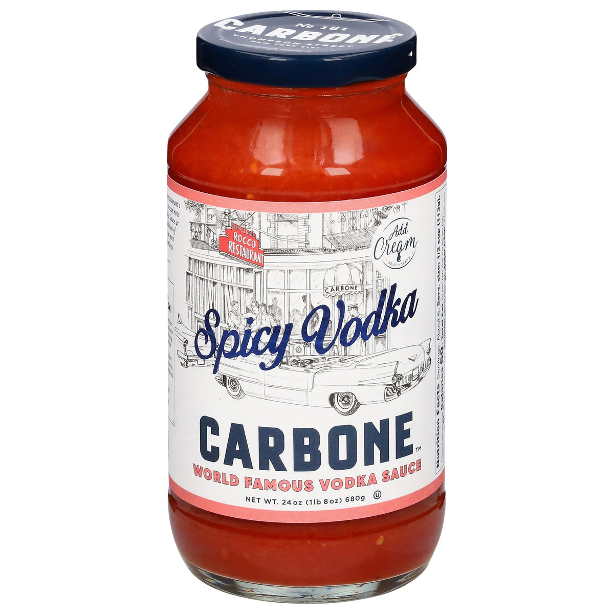 Carbone Marinara Spicy Vodka Sauce - (Pack of 6) 24 oz — Specialty Food ...