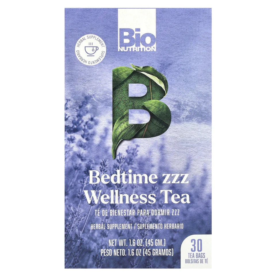 Bio Nutrition Bedtime Zzz Tea, 30 Bags (Pack of 1) - Sleep & Relaxatio ...