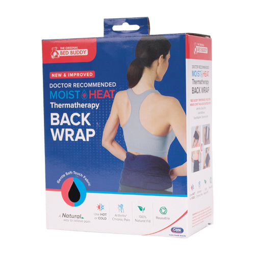 Back Wrap Hot/Cold - Moist Heat Therapy for Lower Back Pain & Muscle R ...