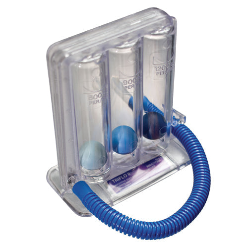 Triflo II Incentive Spirometer - Deep Breathing Exerciser for Lung Hea ...