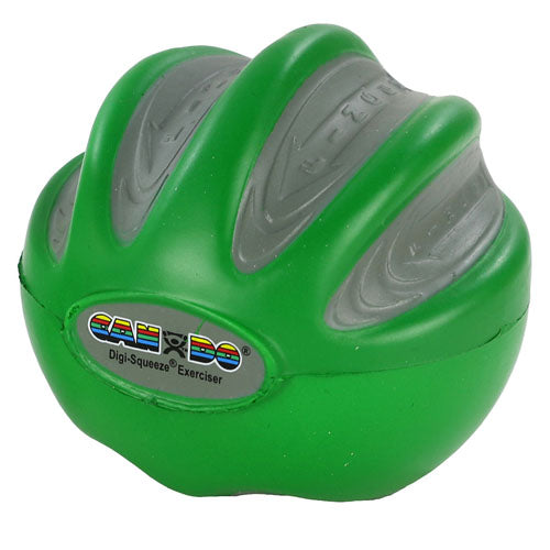 CanDo Digi-Squeeze Hand Exerciser - Medium Resistance, Green - Finger ...