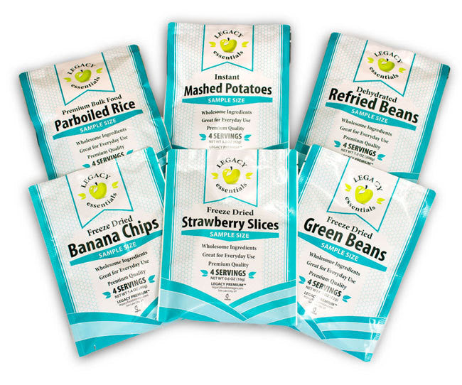 24 Serving Assorted Sides Sample Pack — Specialty Food Source