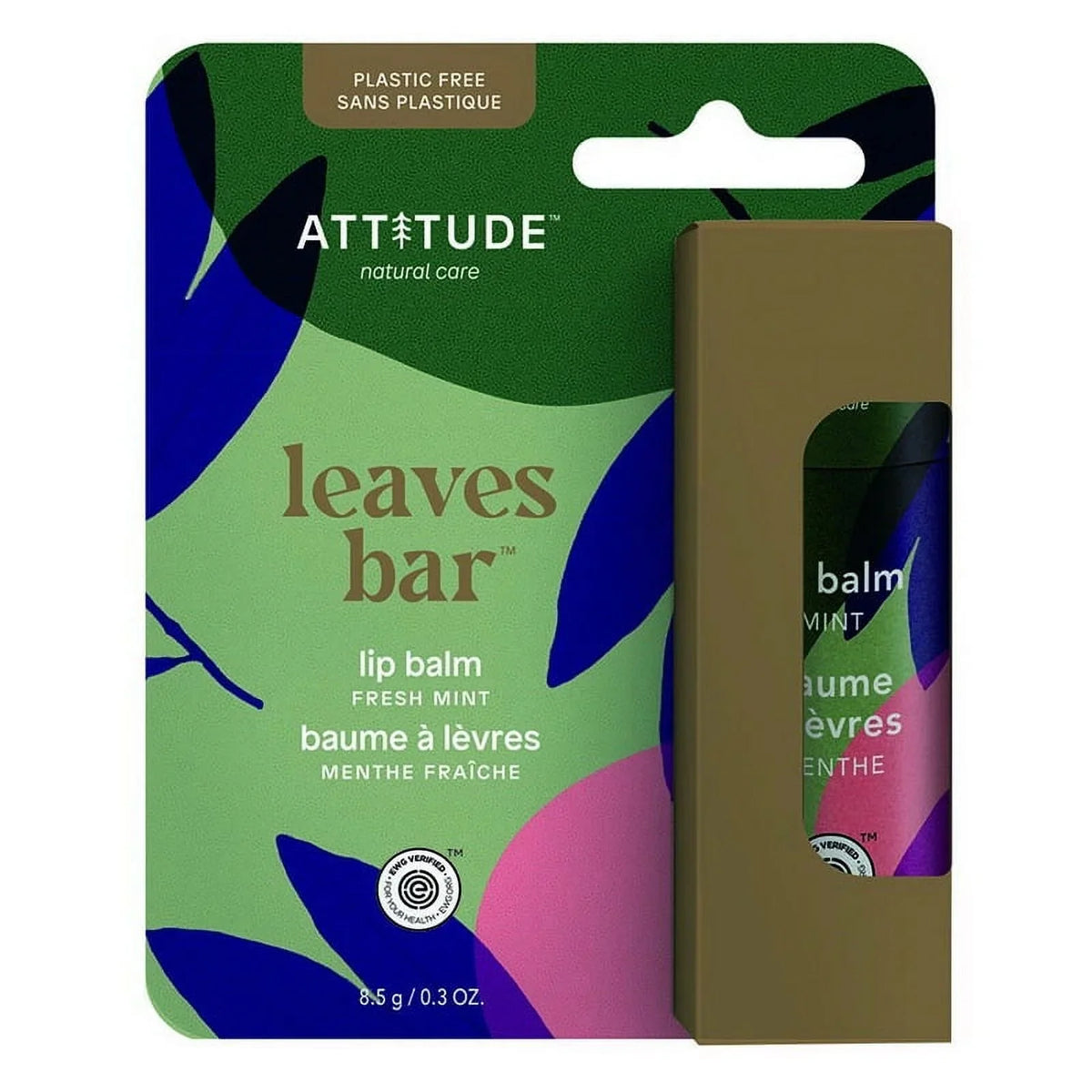 Attitude - Mint Lip Balm, 0.3 oz (Pack of 12) - Hydrating Lip Care ...
