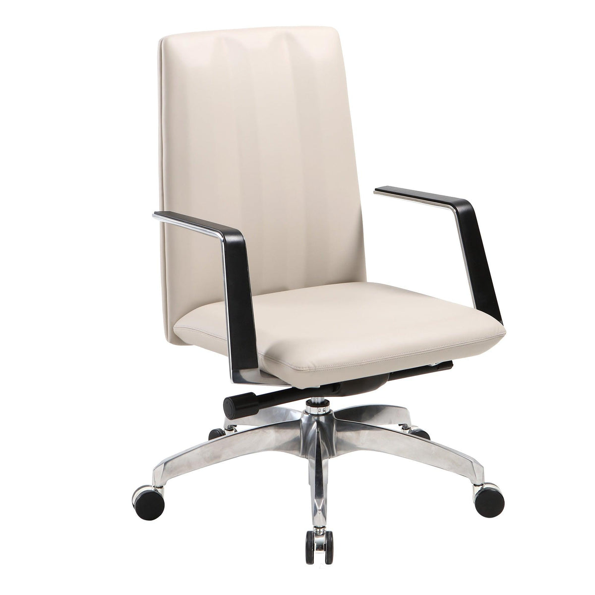 Low Back Chair, Ergonomic Leather Office Chair, Office Chair with Adju ...