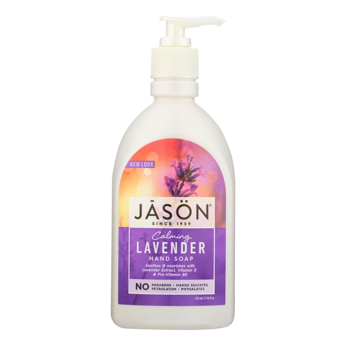 Jason Pure Naturals Calming Lavender Hand Soap - 16 Fl Oz — Specialty ...