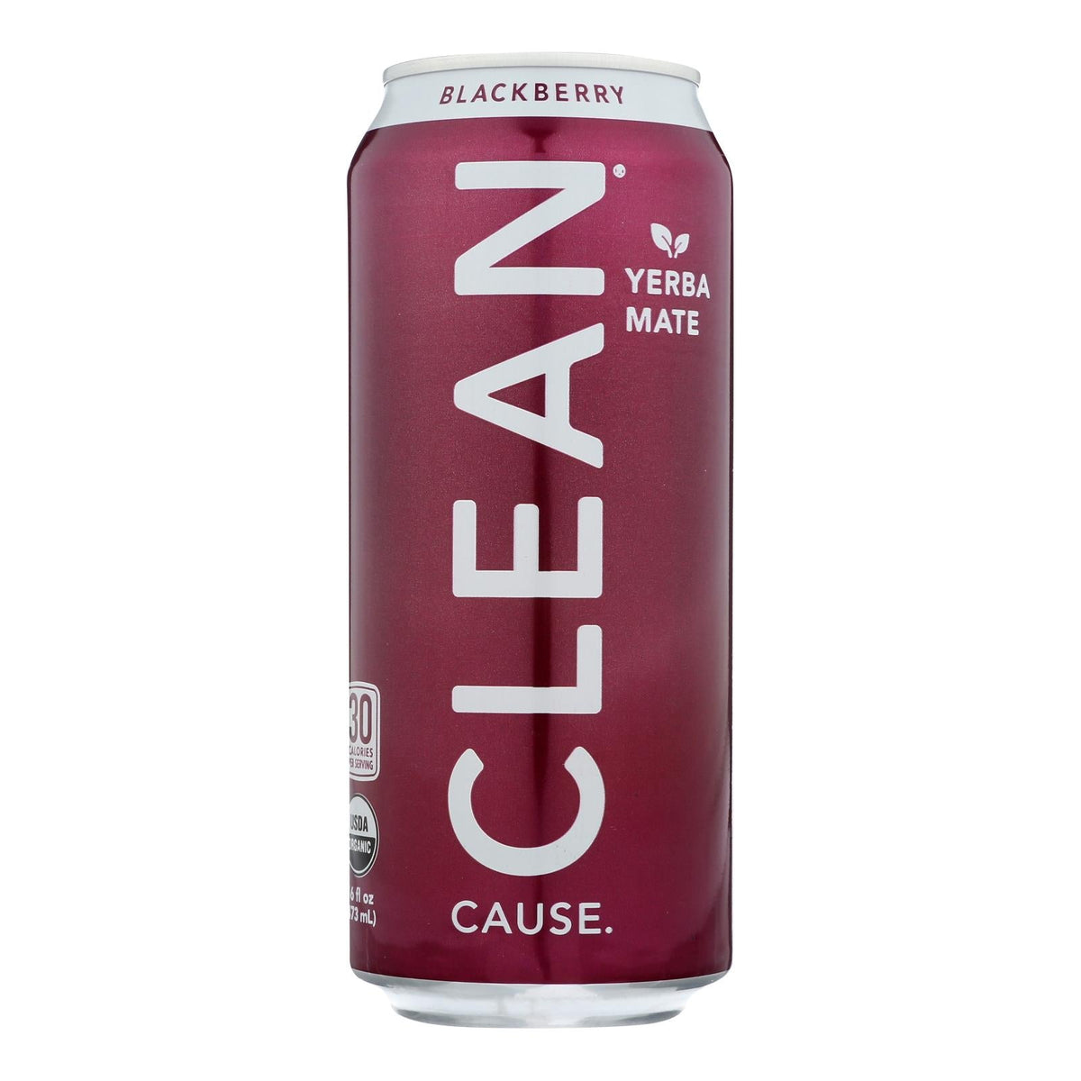Clean Cause Yerba Mate, Blackberry Clean, Pack of 12 - 16 fl oz Cans ...