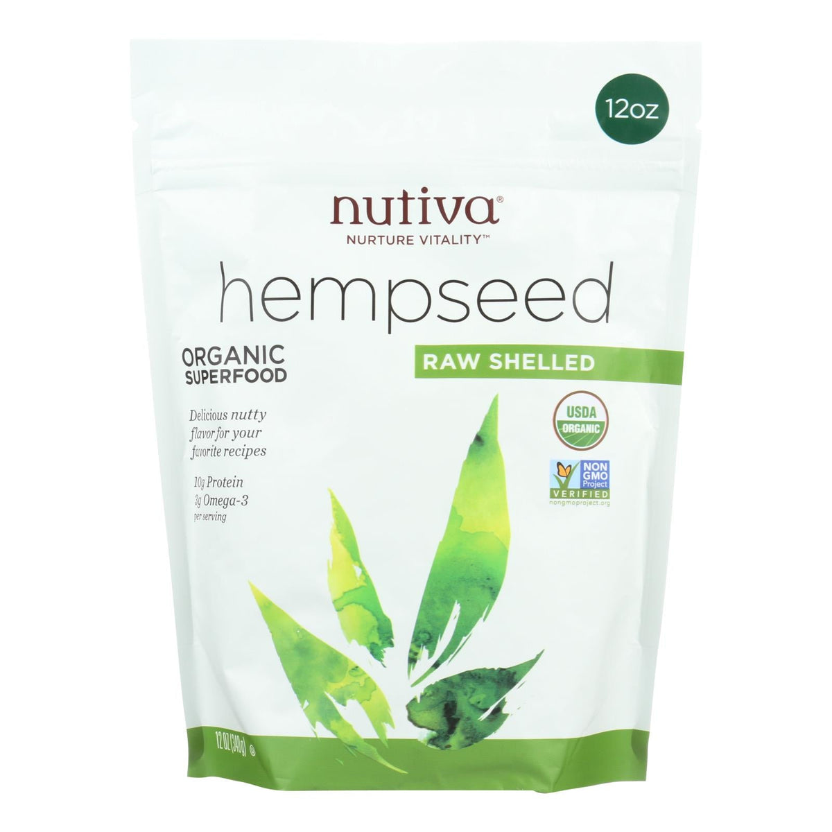 Nutiva Organic Shelled Hemp Seeds (12 Oz.) — Specialty Food Source