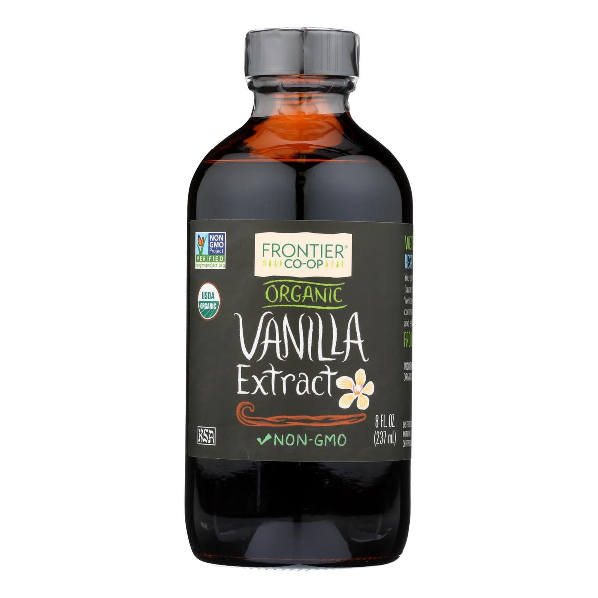 Frontier Herb - Organic Vanilla Extract, 8 Oz. — Specialty Food Source