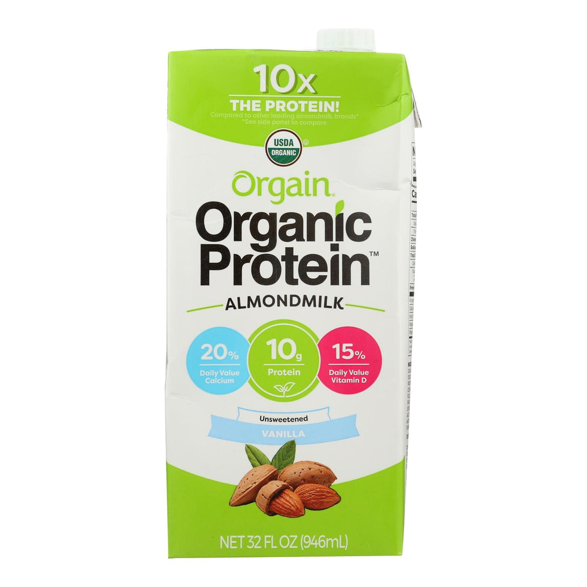 Orgain Almond Milk: 6-Pack, 32 Fl. Oz. Per Bottle — Specialty Food Source