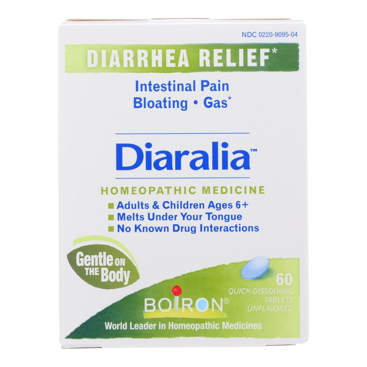 Boiron Diaralia Anti-Diarrhea Tablets, 60 Count — Specialty Food Source