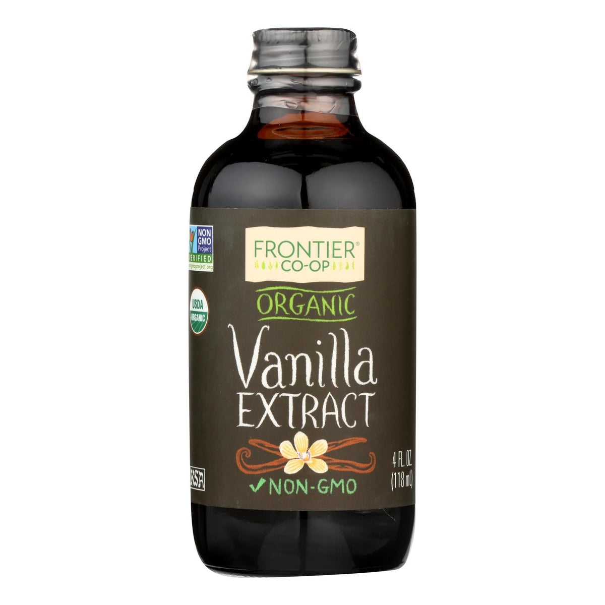 Frontier Herb - Organic Pure Vanilla Extract (4 Oz.) — Specialty Food ...