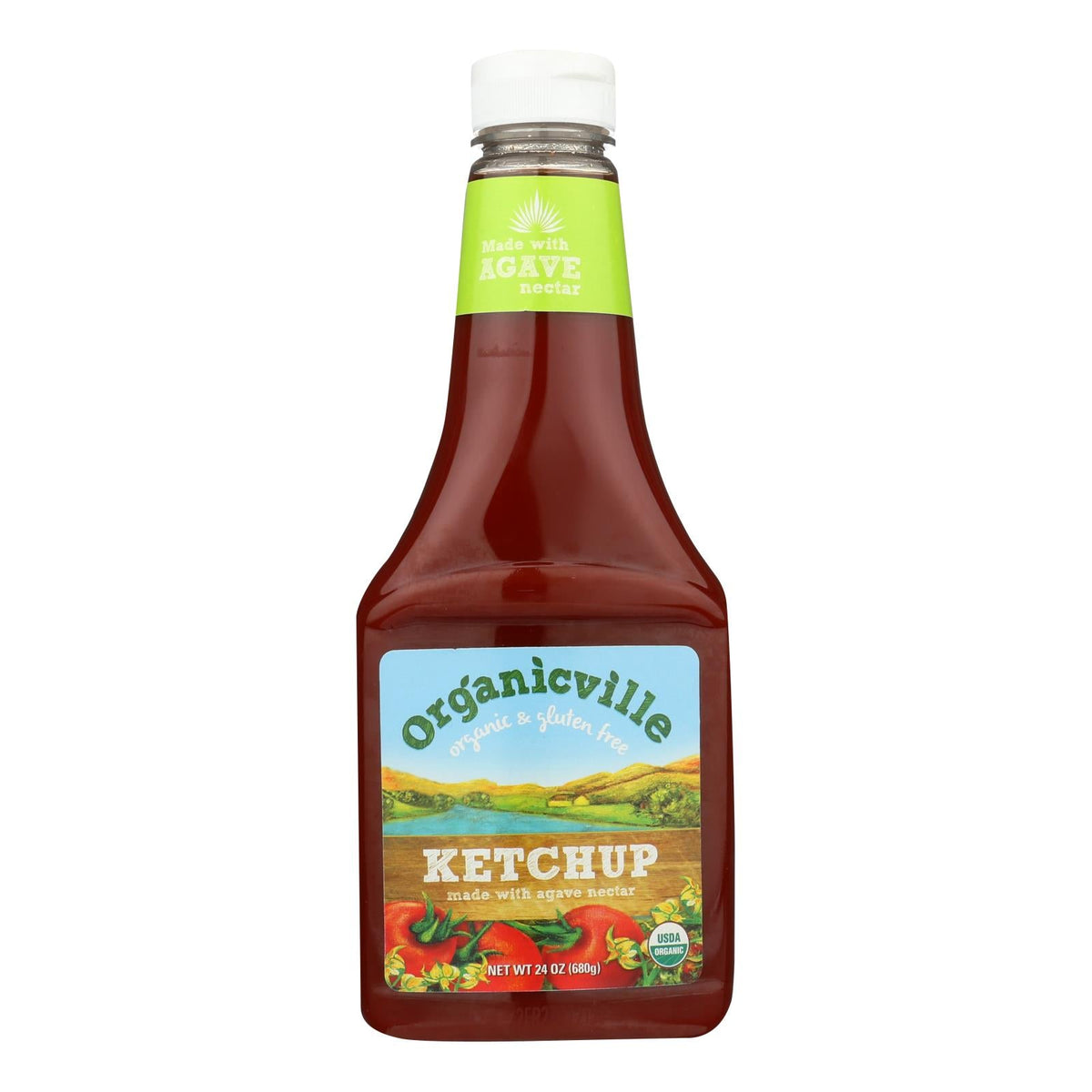Organic Ville Tomato Ketchup - 24 Oz., Pack of 12 — Specialty Food Source