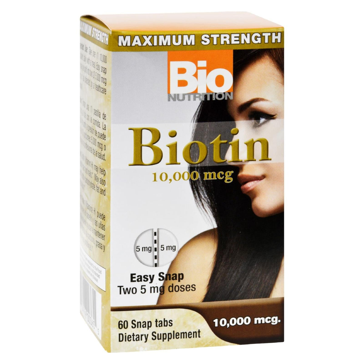Bio Nutrition High Potency Biotin 10000 Mcg (60 Tablets) — Specialty ...
