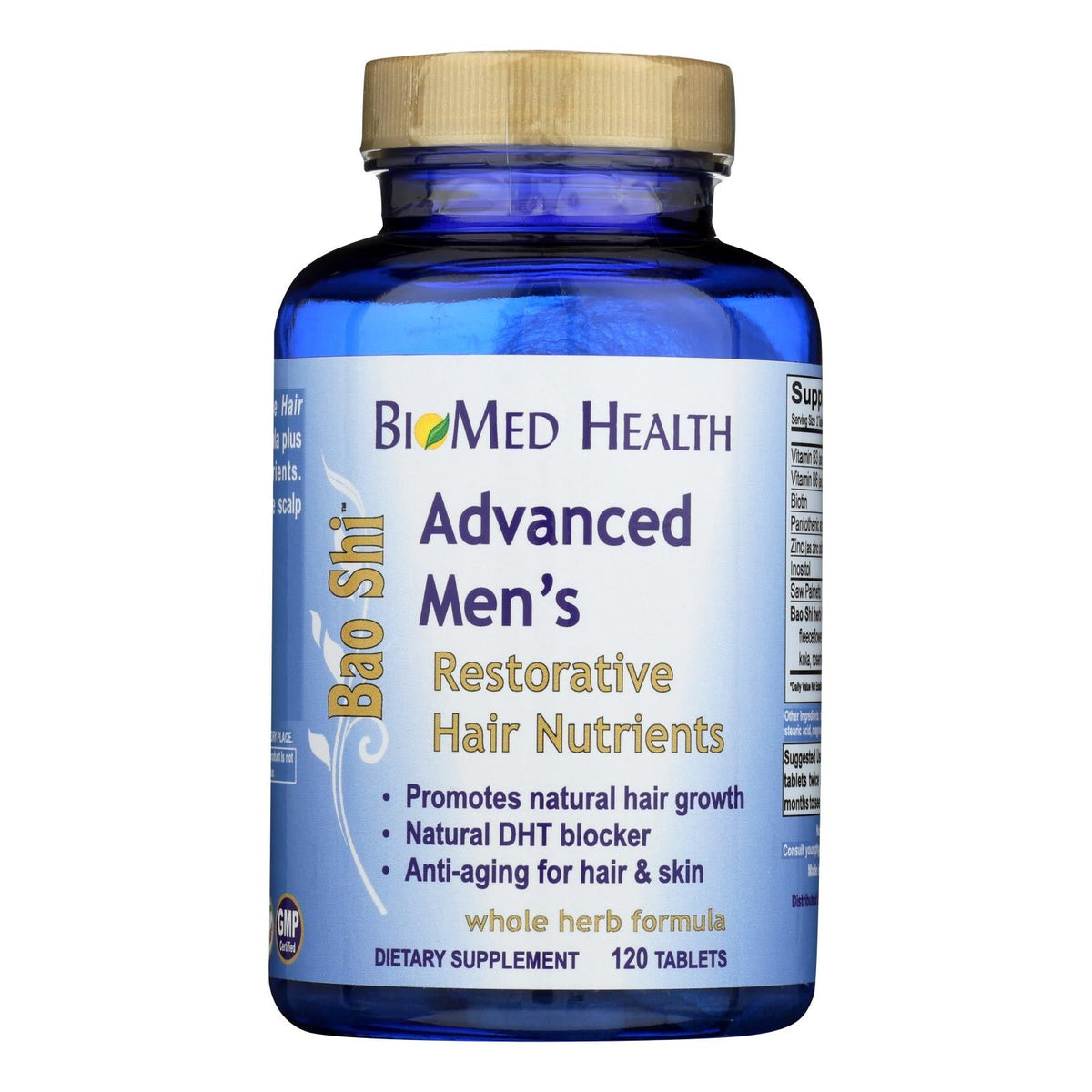 Biomed Health Advanced Bao Shi Men's Hair Supplement (120 Tablets ...