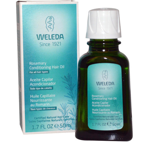 Weleda Conditioning Hair Oil with Rosemary Extract, 1.7 Fl Oz ...