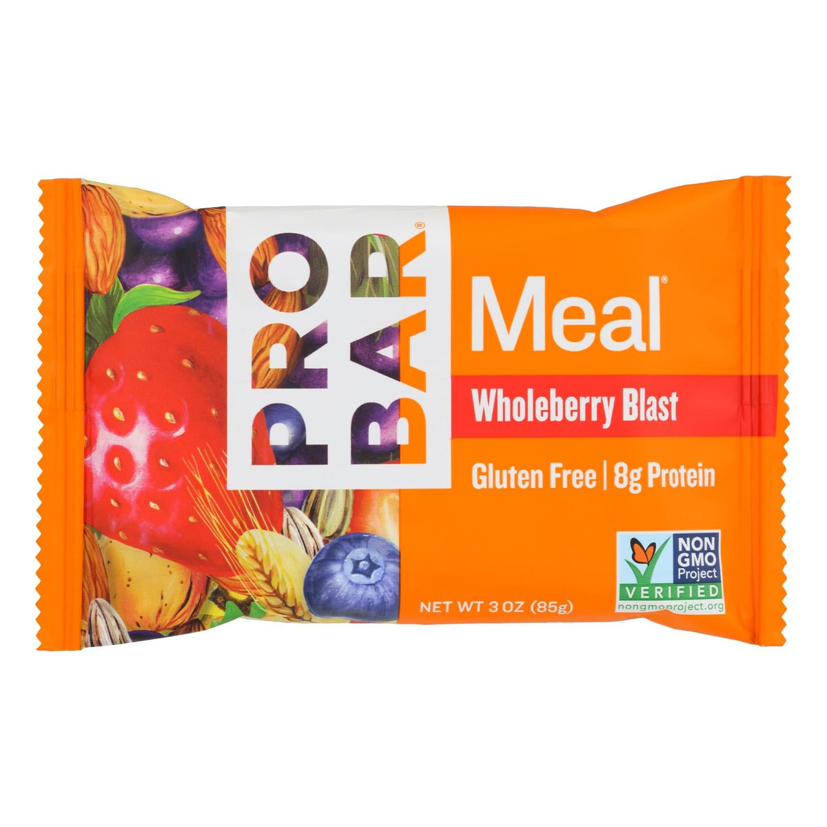 Pro Bar Organic Whole Berry Blast Protein Bar 3 Oz. (Pack of 12 ...