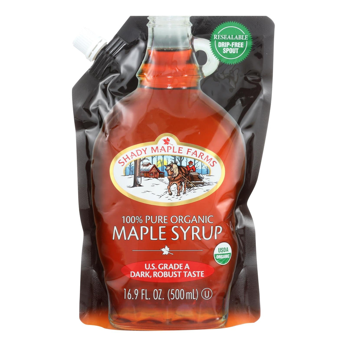 Shady Maple Farms 100% Pure Organic Maple Syrup (Pack of 6 - 16.9 Fl O ...