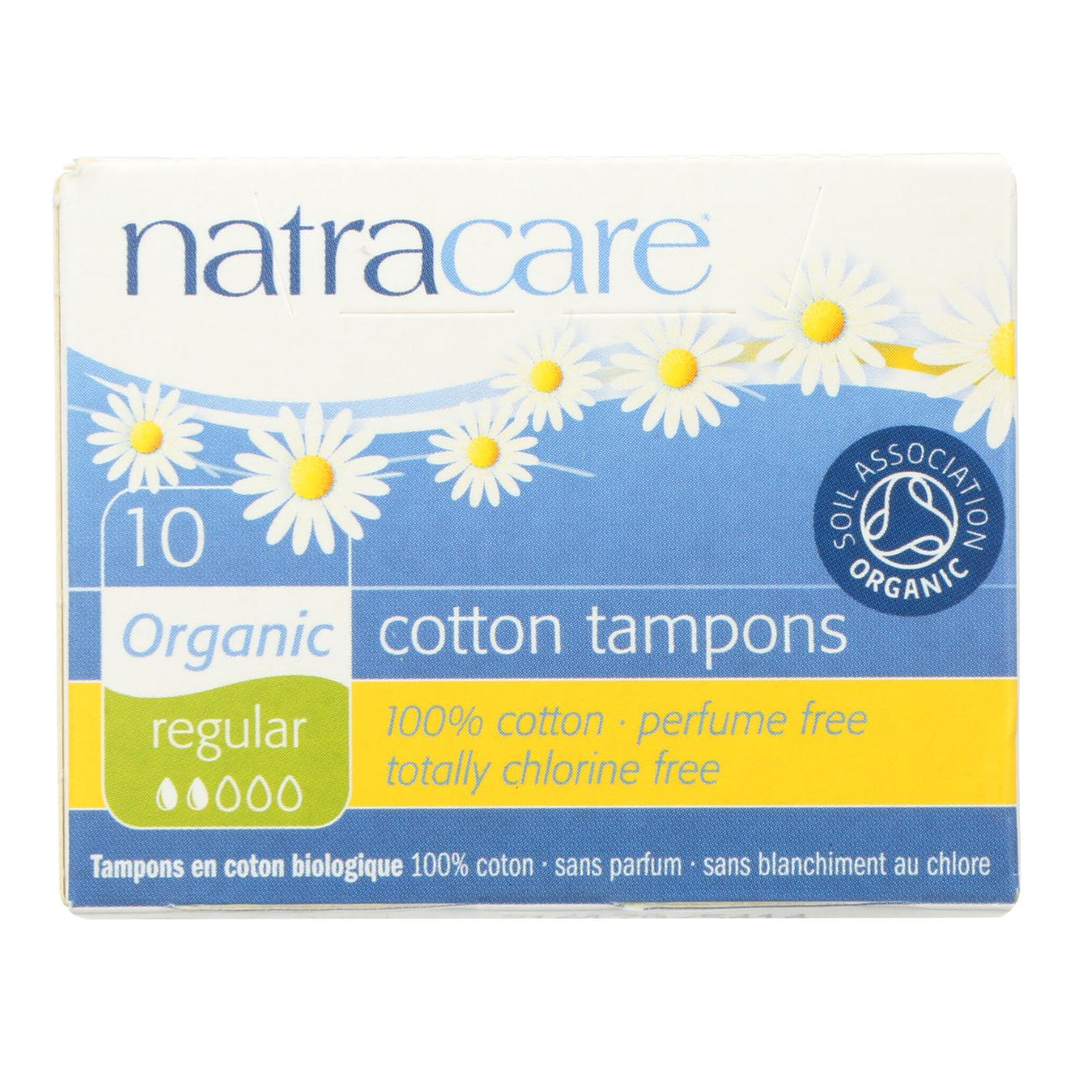 Natracare Organic Cotton Tampons - Regular (Pack of 10) — Specialty ...