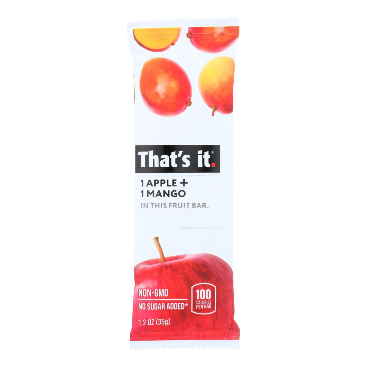 That's It Apple & Mango Fruit Bar - 12 ct - 1.2 oz — Specialty Food Source